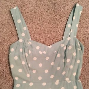 Modcloth | Dresses | Modcloth Sweetheart Mint Green Polka Dot Dress ...